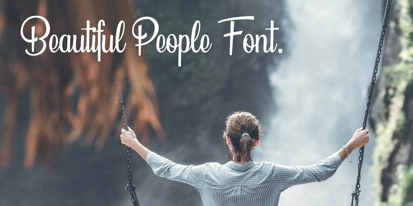 Beautiful People Font Free Download