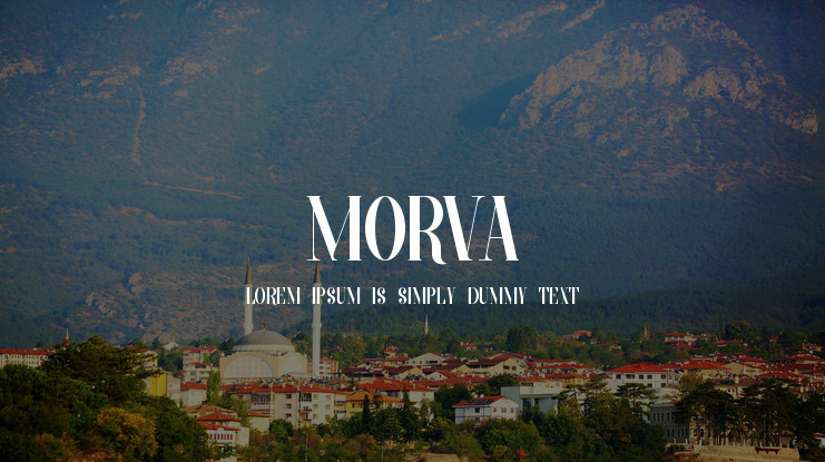 Morva Font Free Download
