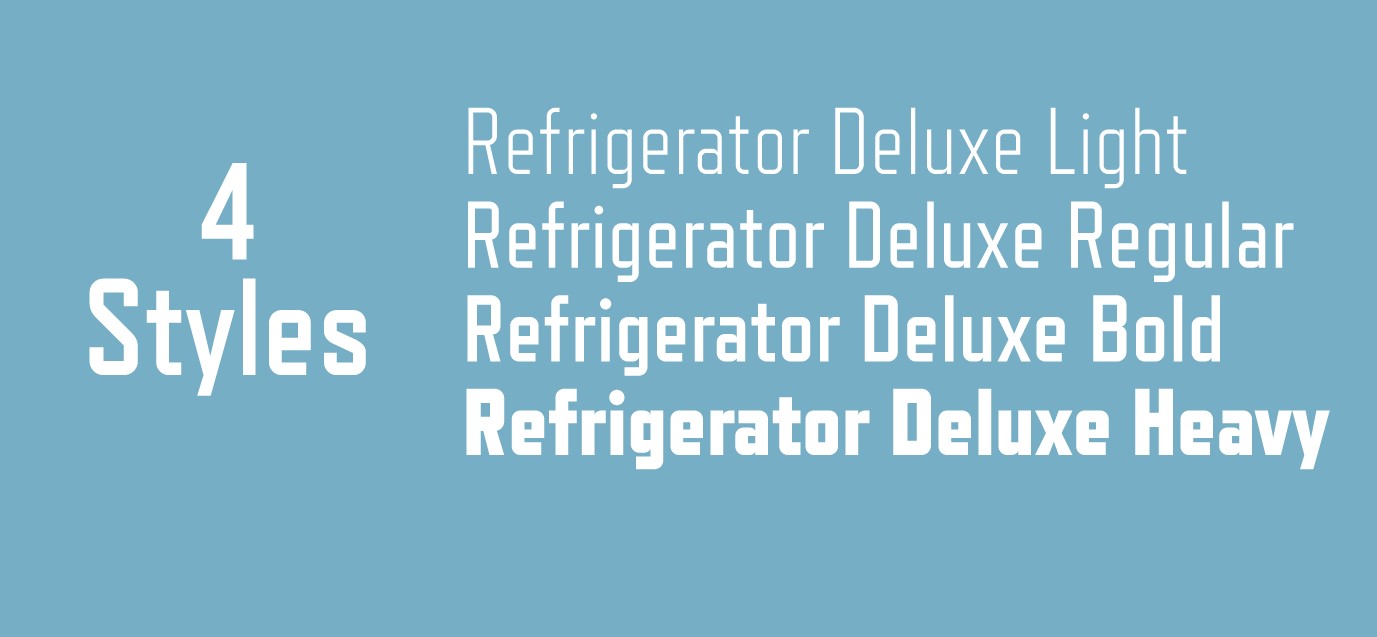 Refrigerator Deluxe Font Free Download