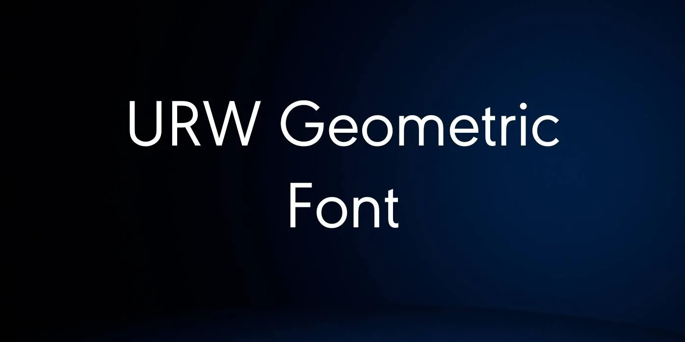 Urw Geometric Font Free Download
